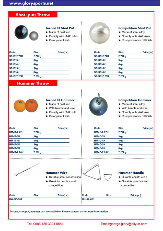 2016 Catalogue track and field | PDF