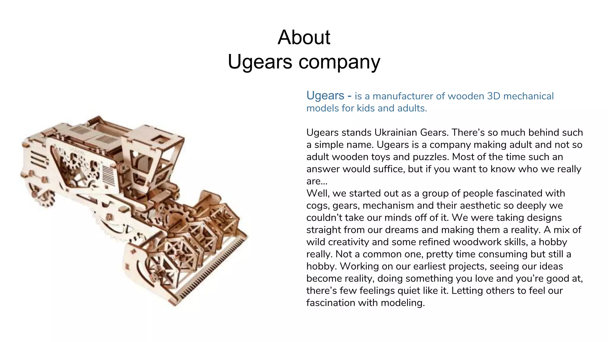 Catalog ugears | PPTX