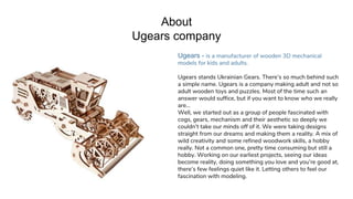 Catalog ugears | PPTX