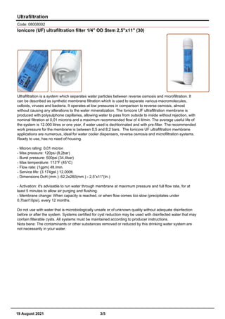 Ultrafiltration catalog | PDF