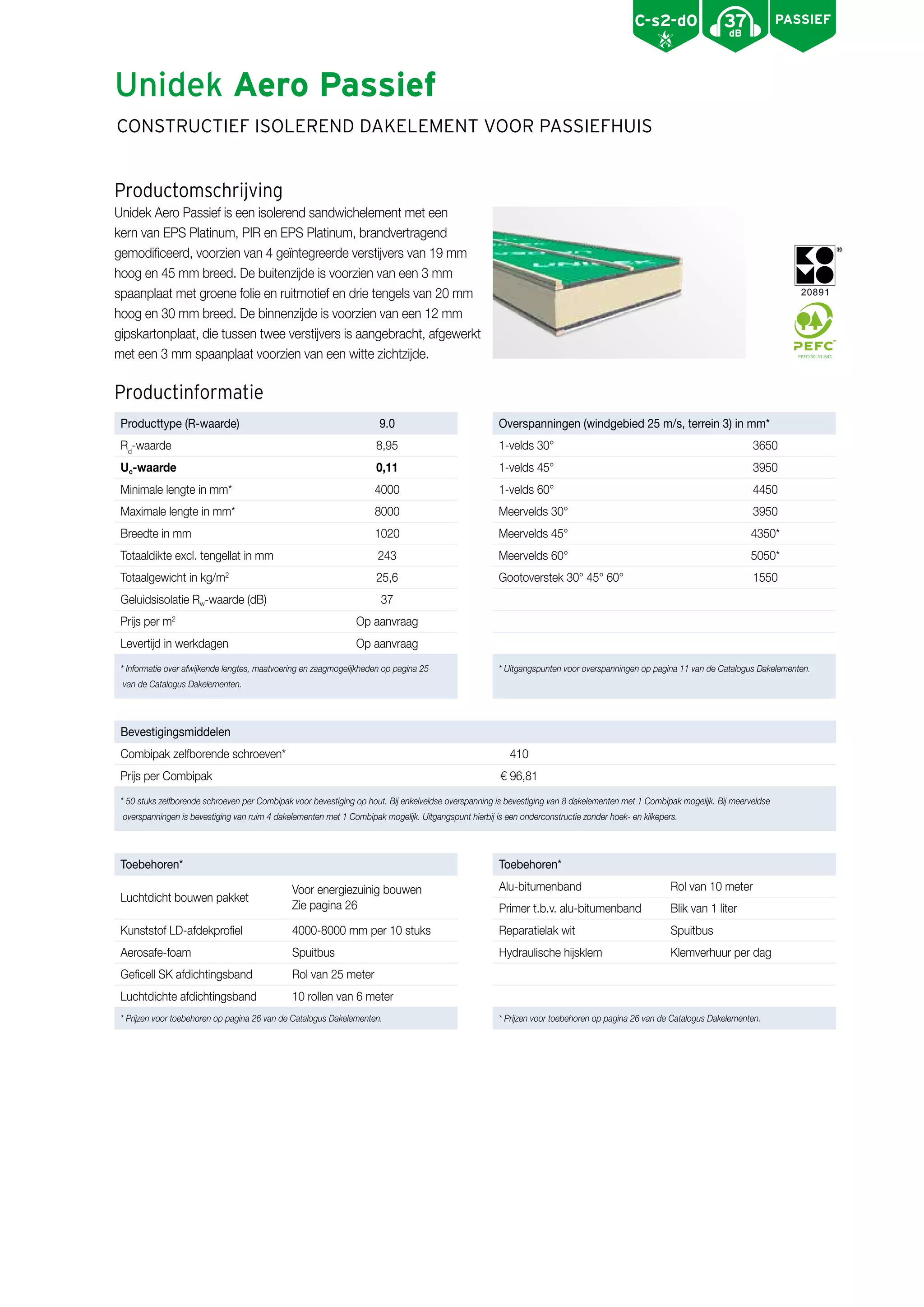 Kingspan Unidek - Catalogus Unidek dakelementen 2018 | PDF