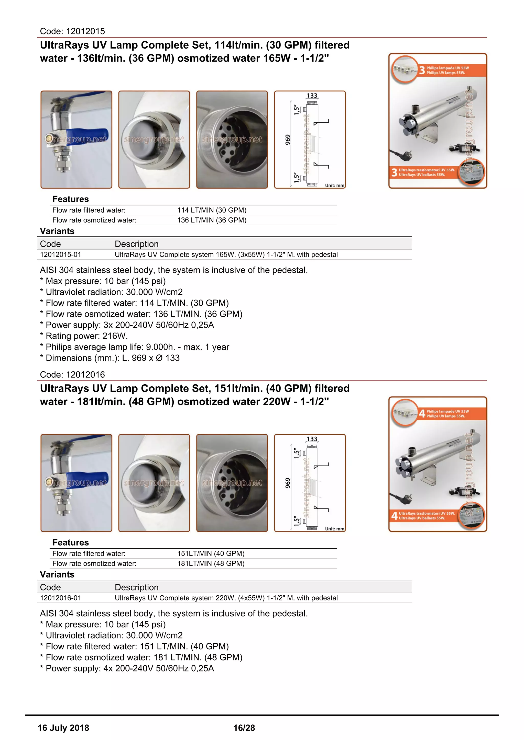 UV systems catalogue | PDF