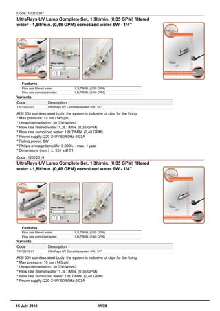 UV systems catalogue | PDF