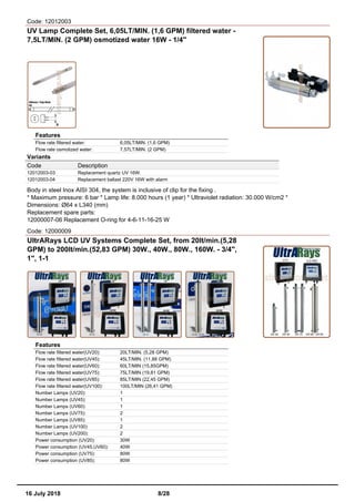 UV systems catalogue | PDF