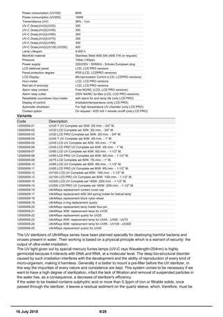 UV systems catalogue | PDF