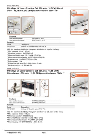 UV Systems catalog | PDF
