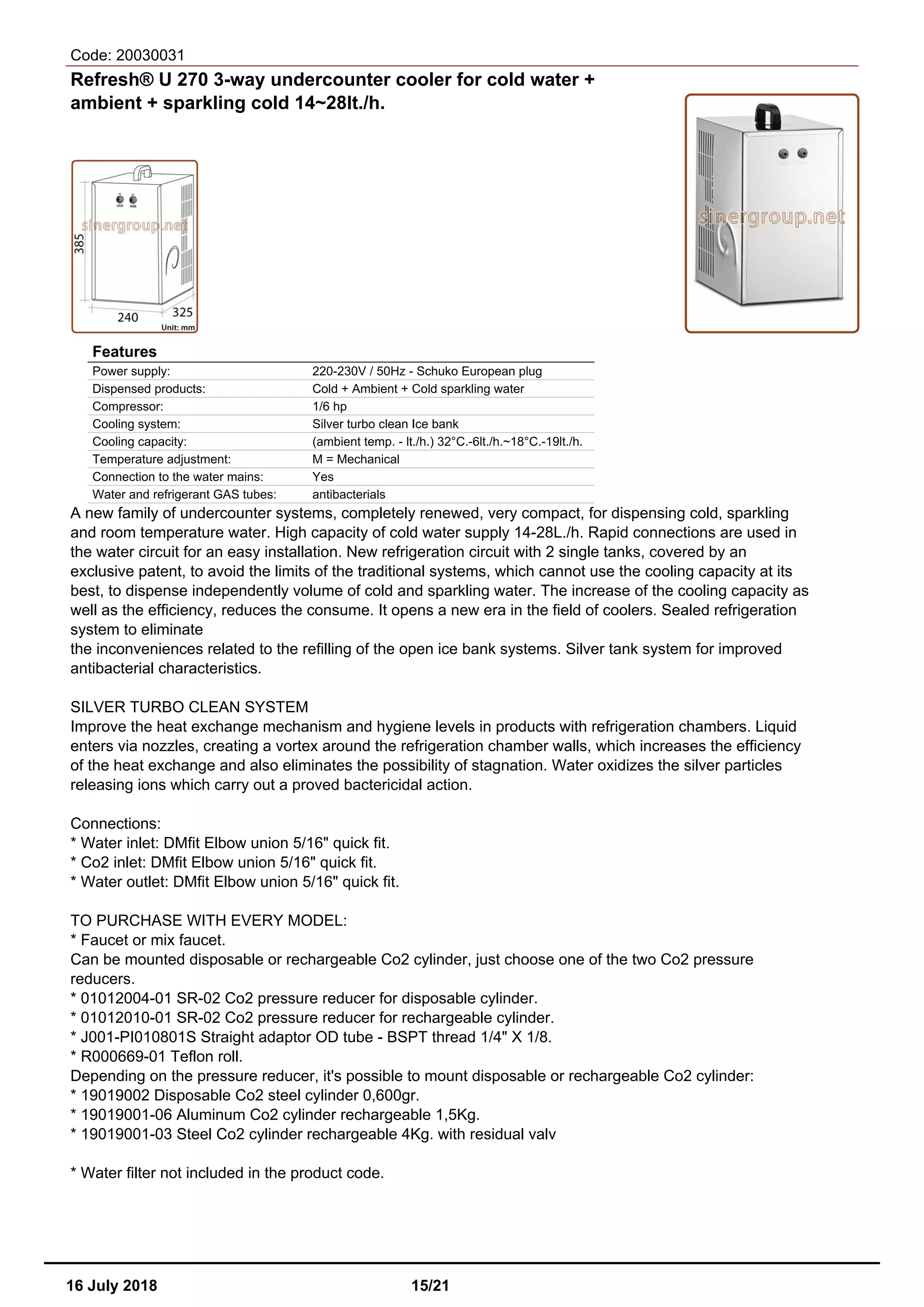 Water coolers catalogue | PDF