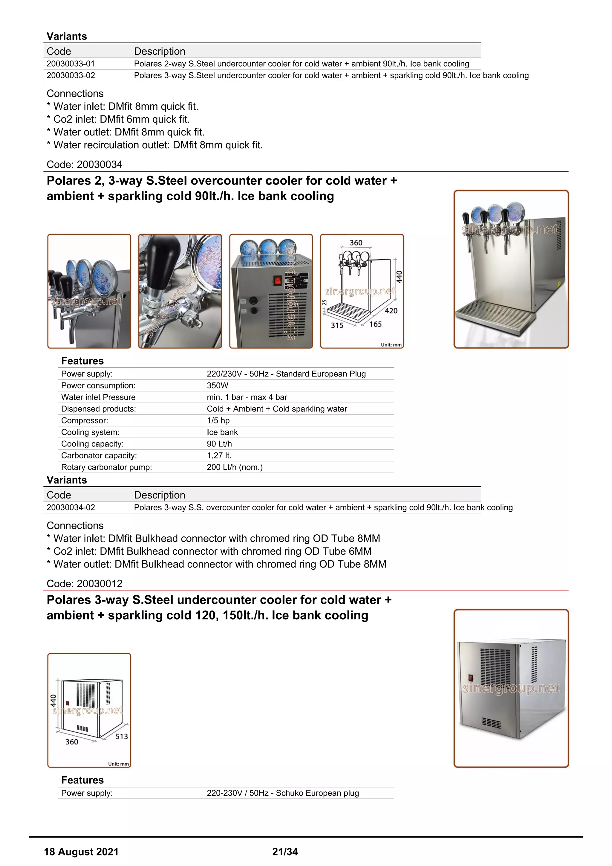 Water Coolers catalog | PDF