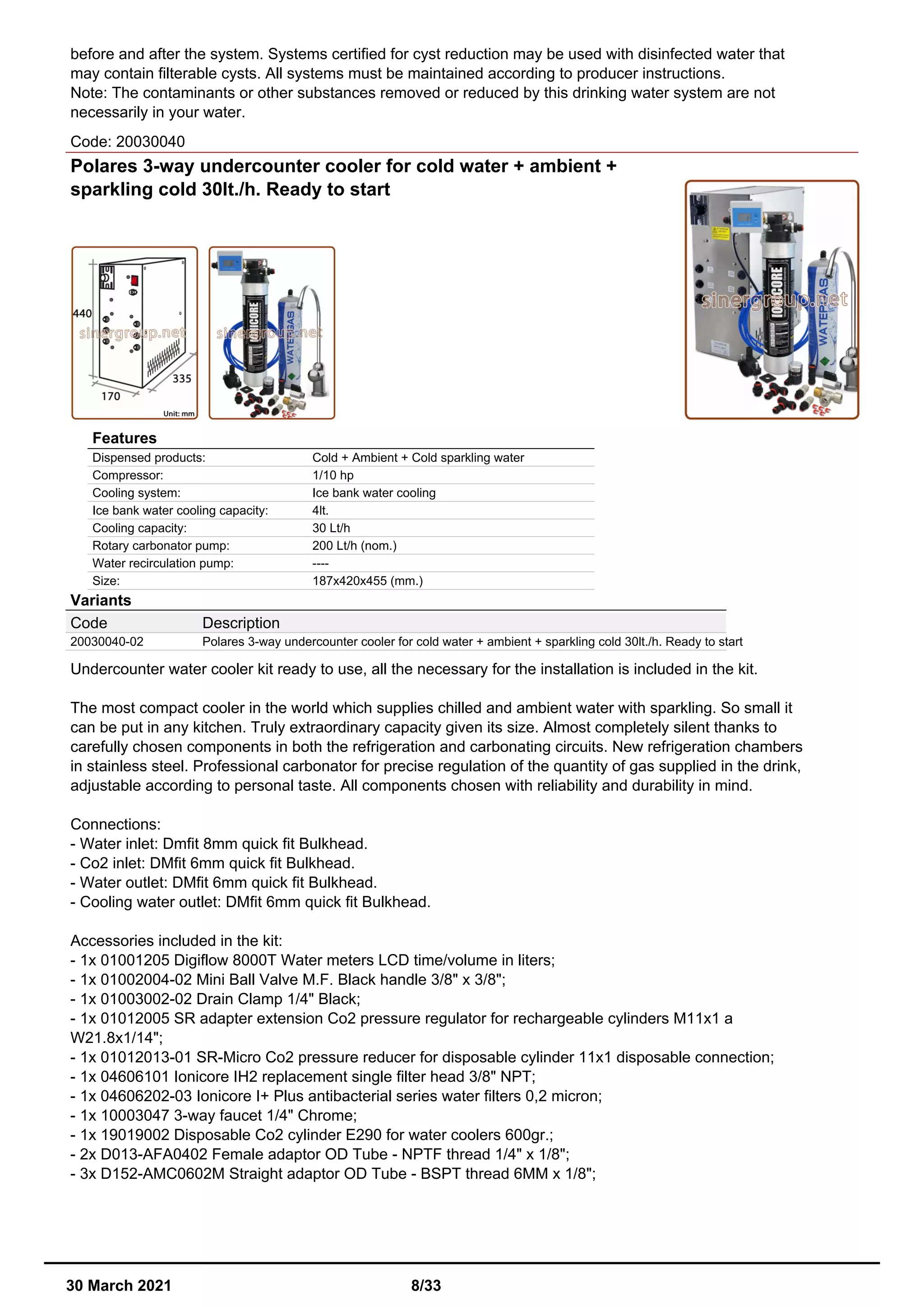 Water Coolers catalog | PDF