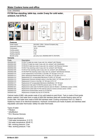 Water Coolers catalog | PDF