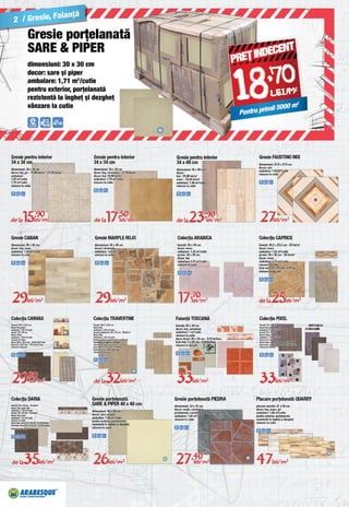 Catalog Arabesque Constanta - 20 octombrie - 30 noiembrie | PDF