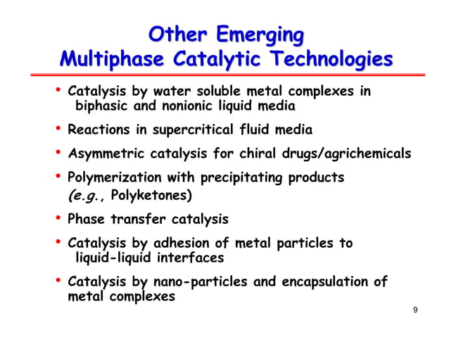 Catalyrtic Reactors PPT.pdf | Chemistry | Science