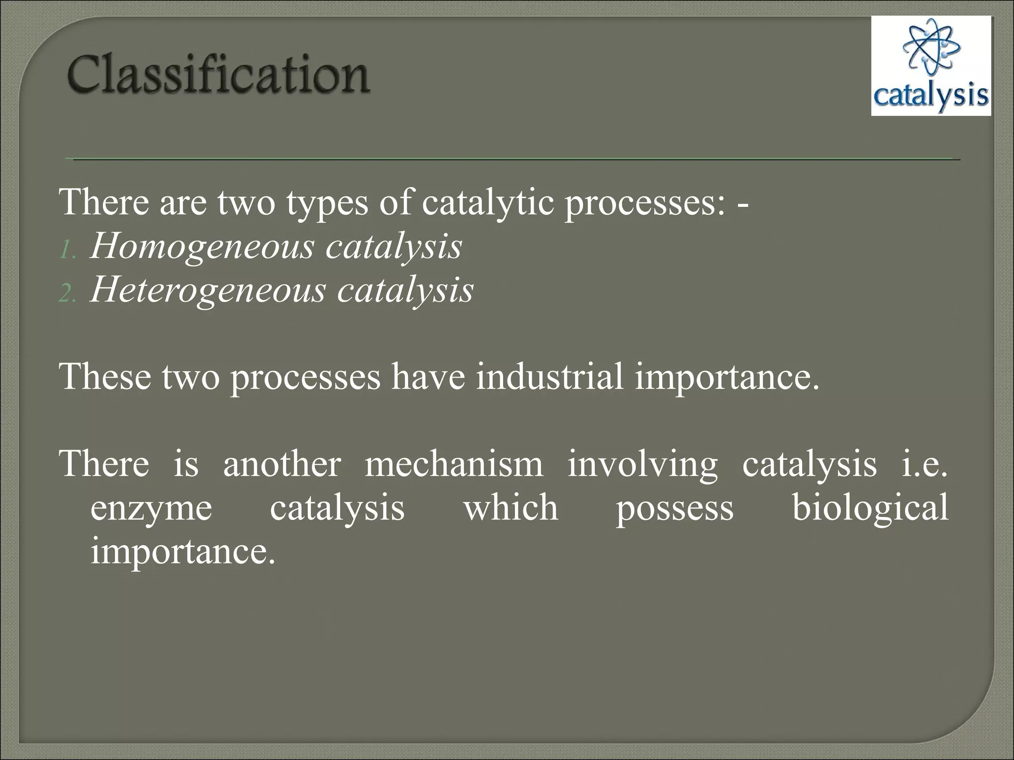 Catalysis | PPT