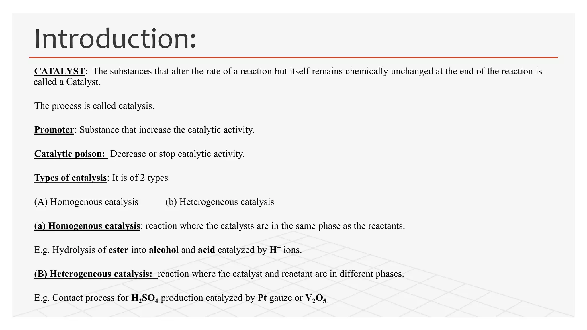 Catalysis | PPTX