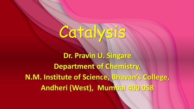 Catalysis | PPT | Free Download