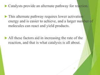 Catalysis- Physical Chemistry | PPTX