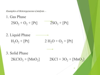 Catalysis- Physical Chemistry | PPTX