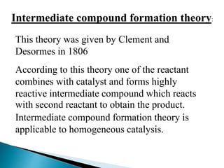 catalyst ,catalysis ,types of catalyst and catalysis | PPTX