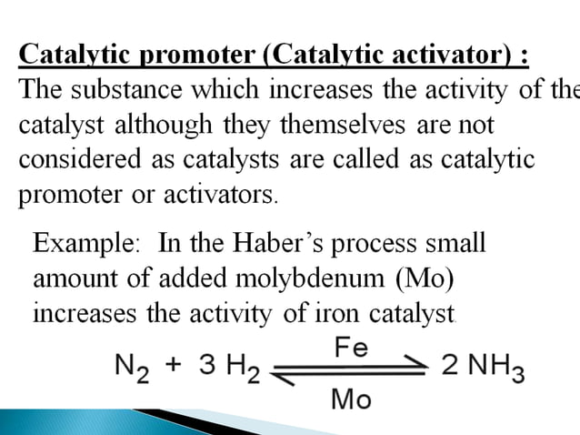 catalyst ,catalysis ,types of catalyst and catalysis | PPTX | Chemistry ...