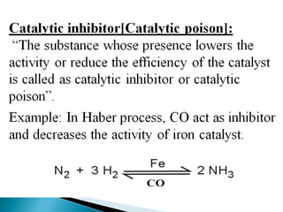 catalyst ,catalysis ,types of catalyst and catalysis | PPTX