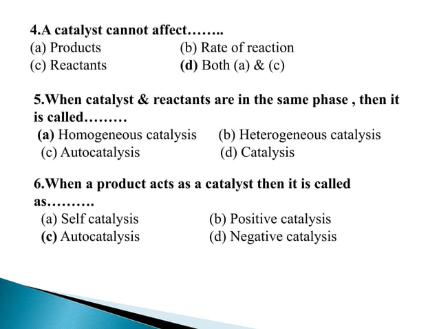 catalyst ,catalysis ,types of catalyst and catalysis | PPTX | Chemistry | Science