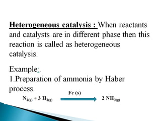 catalyst ,catalysis ,types of catalyst and catalysis | PPTX