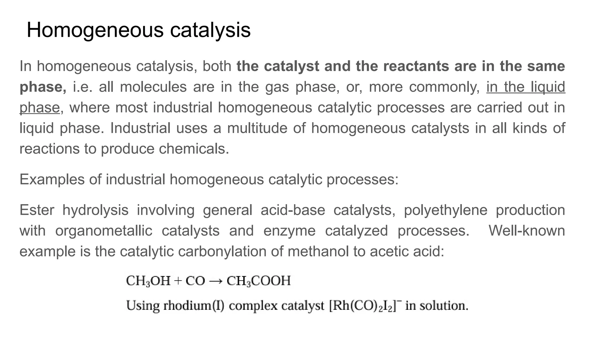Catalysis of catalysts on the surface of solids | PPTX