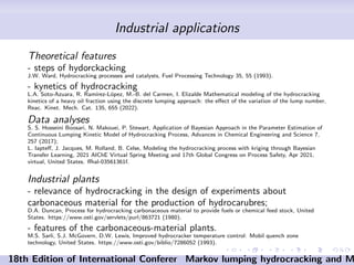 Markov hydrocracking and Markov cathalitic hydrocracking revisited | PPT