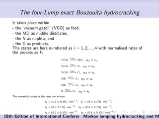 Markov hydrocracking and Markov cathalitic hydrocracking revisited | PDF | Chemistry | Science