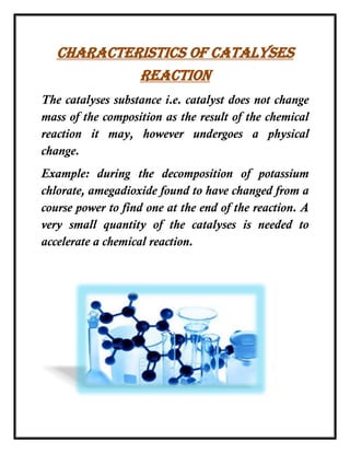 Catalysis Project Report | PDF