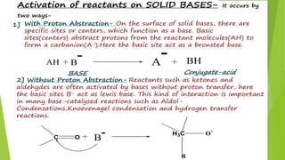 Catalysis by solid bases [recovered] [autosaved] | PPTX