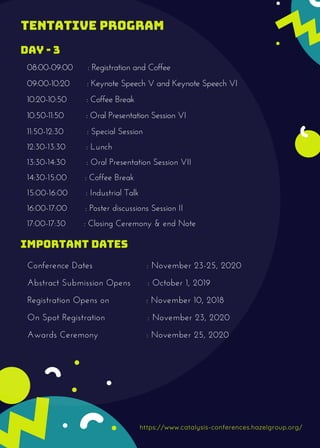 Global Conference on Catalysis & Applied Chemical Engineering (GCC 2020 ...