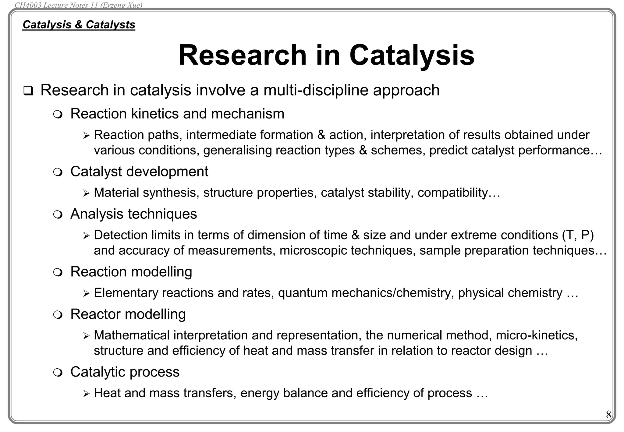 Catalysis | PPT | Chemistry | Science