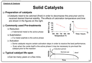Catalysts and catalysts classification based on physical state | PPT