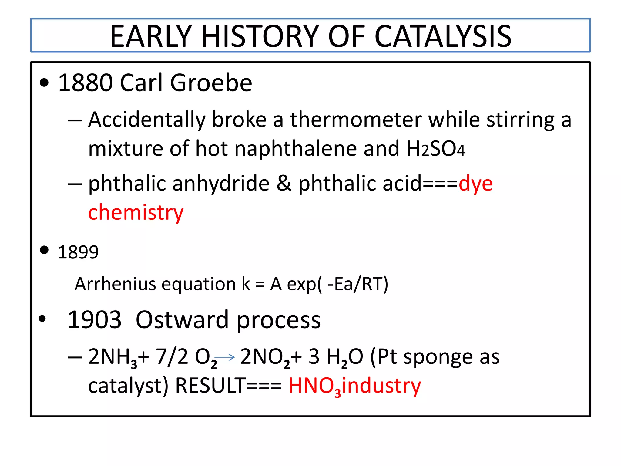 Catalysis lecture 1 | PDF
