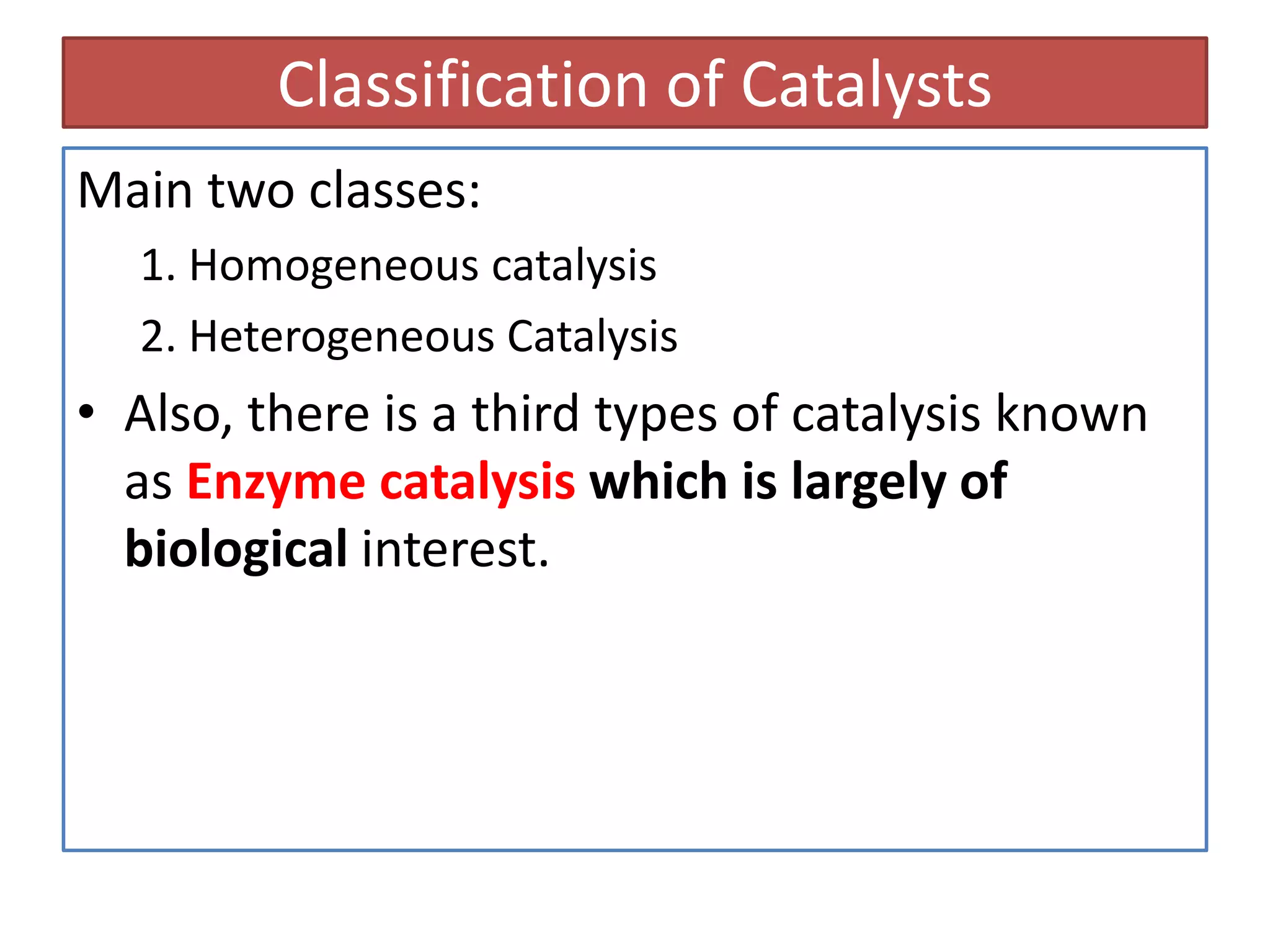 Catalysis lecture 1 | PDF
