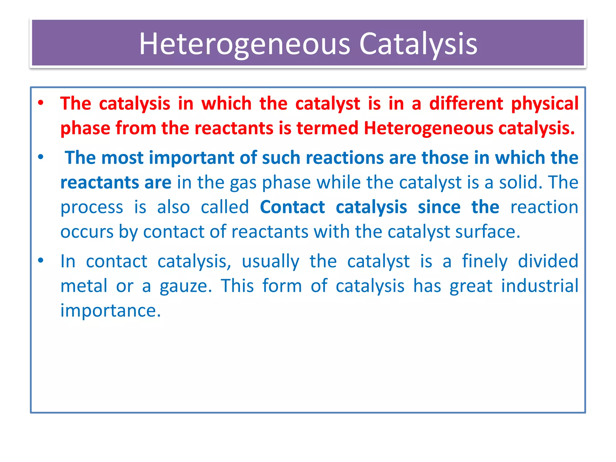 Catalysis lecture 1 | PDF