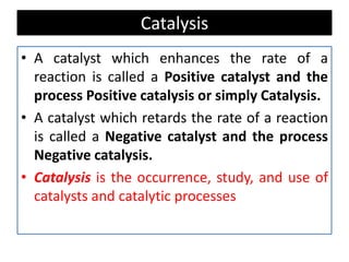 Catalysis lecture 1 | PDF