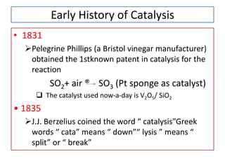 Catalysis lecture 1 | PDF