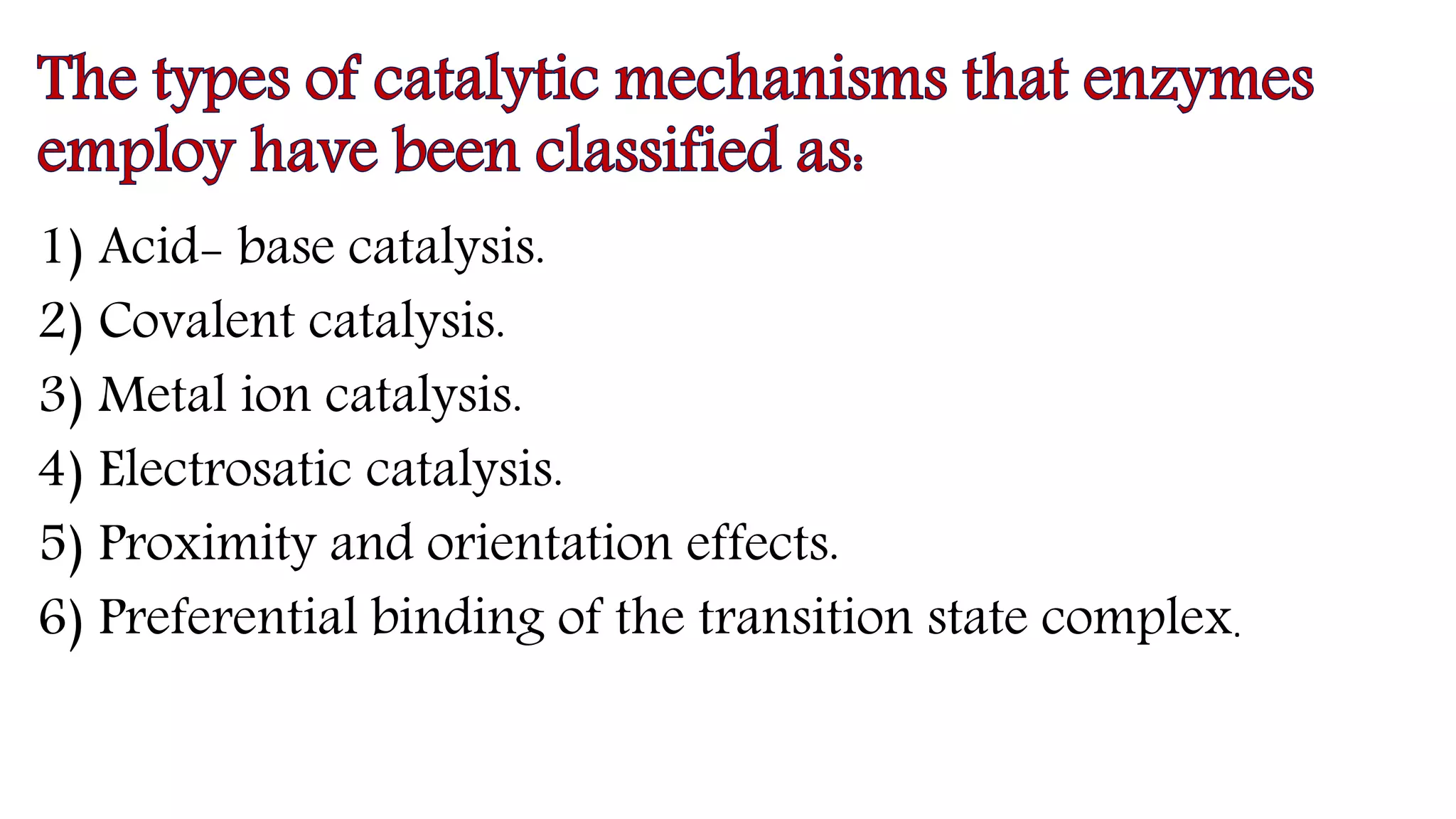 Catalysis mechanisms | PPTX
