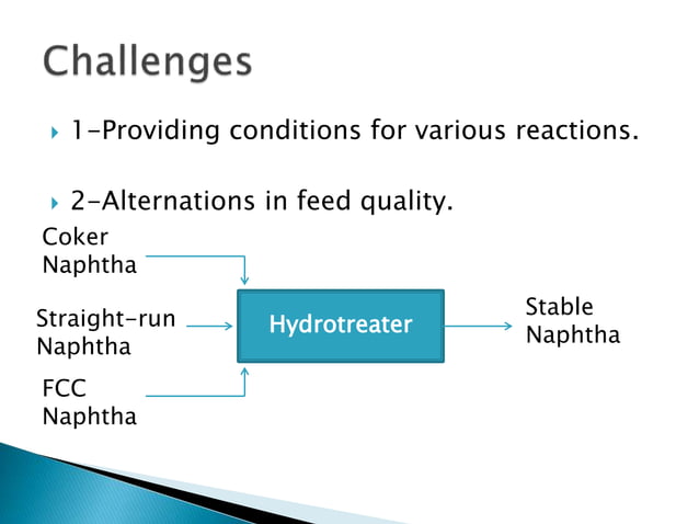 Catalysis of Hydrotreating Process | PPT
