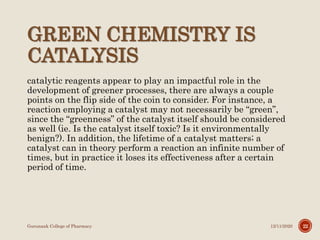 Catalysis Presentation | PPT