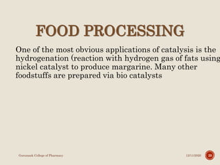 Catalysis Presentation | PPT