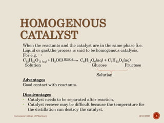Catalysis Presentation | PPT