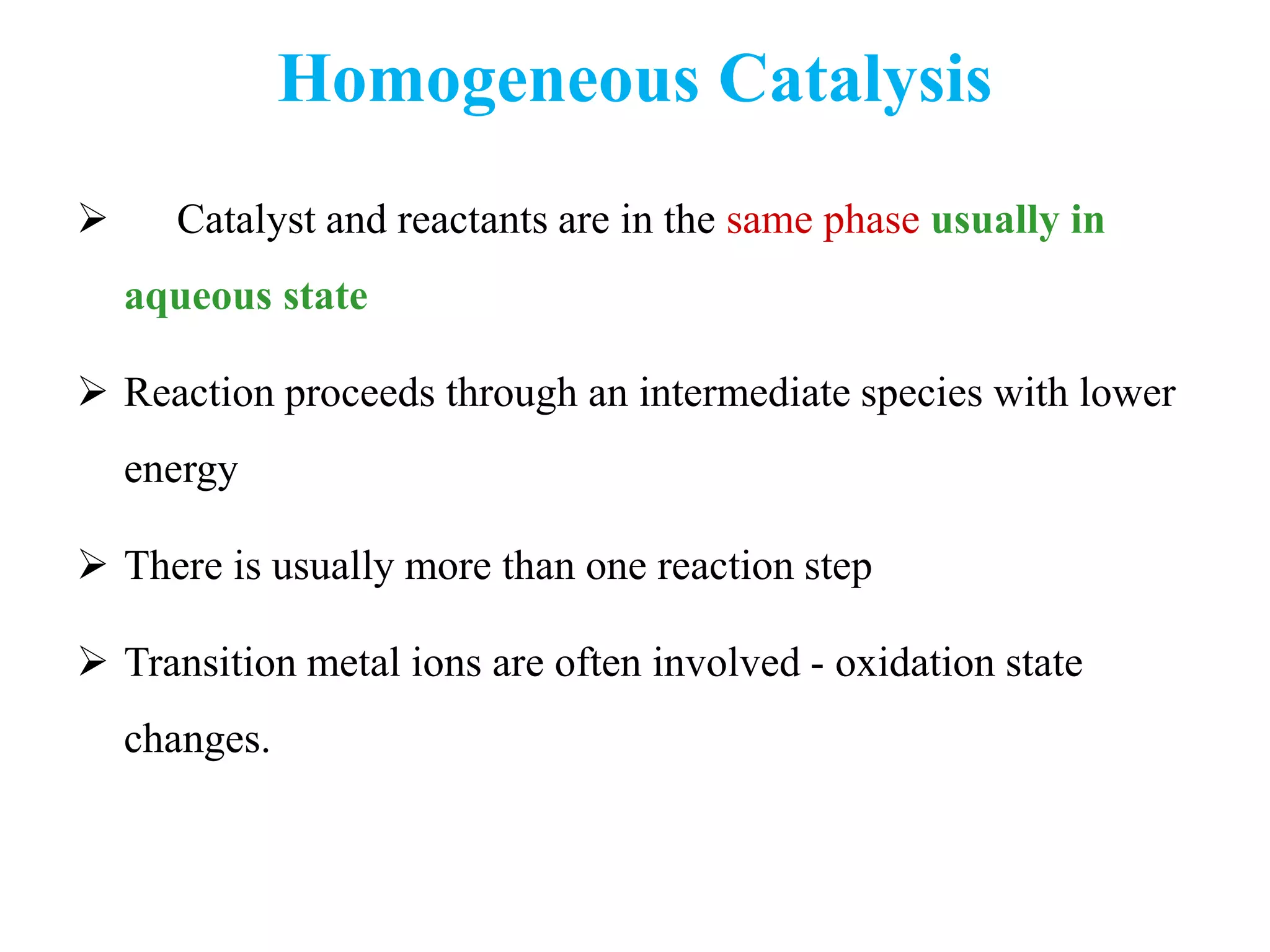 Catalyst | PPTX | Chemistry | Science