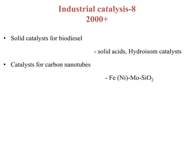 Catalyst | PPTX | Chemistry | Science