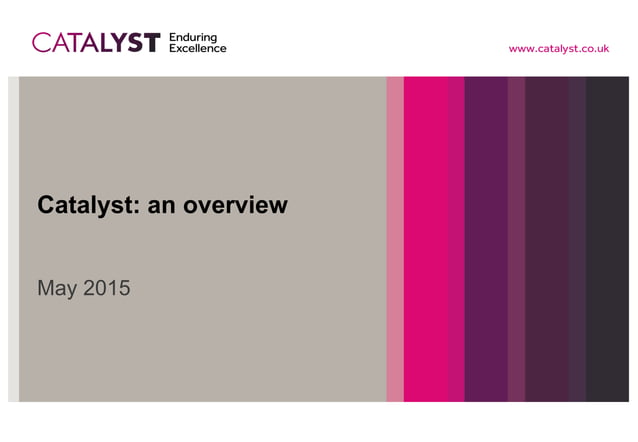 Catalyst - An overview | PPT