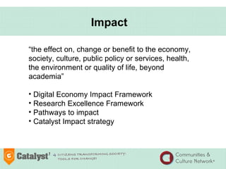 Catalyst impact strategy | PPT