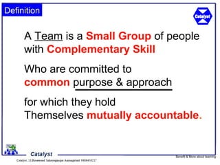 Team Building by Catalyst | PPT