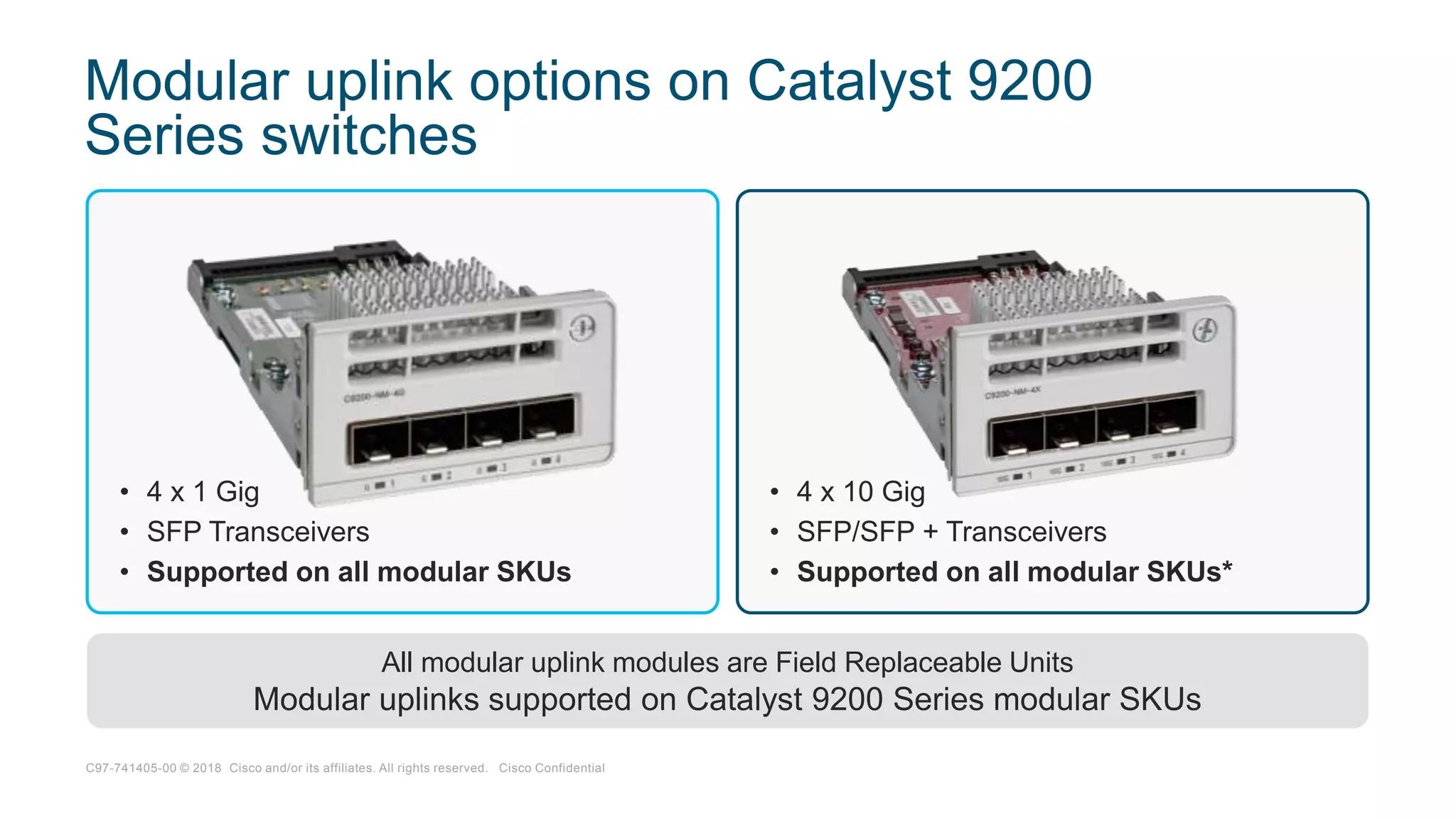 Technical Overview of Cisco Catalyst 9200 Series Switches | PPTX